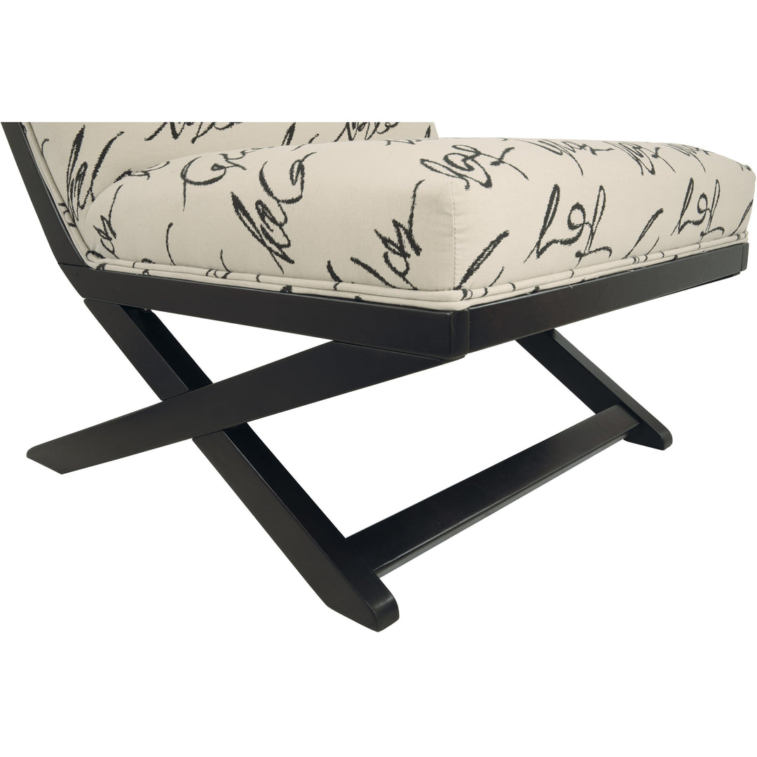 Levon Charcoal Showood Accent Chair